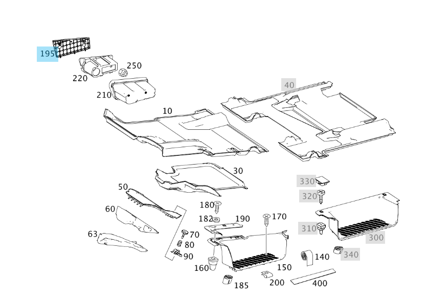 Genuine Mercedes-Benz SPRINTER Cover Right Front Entrance Entry ...