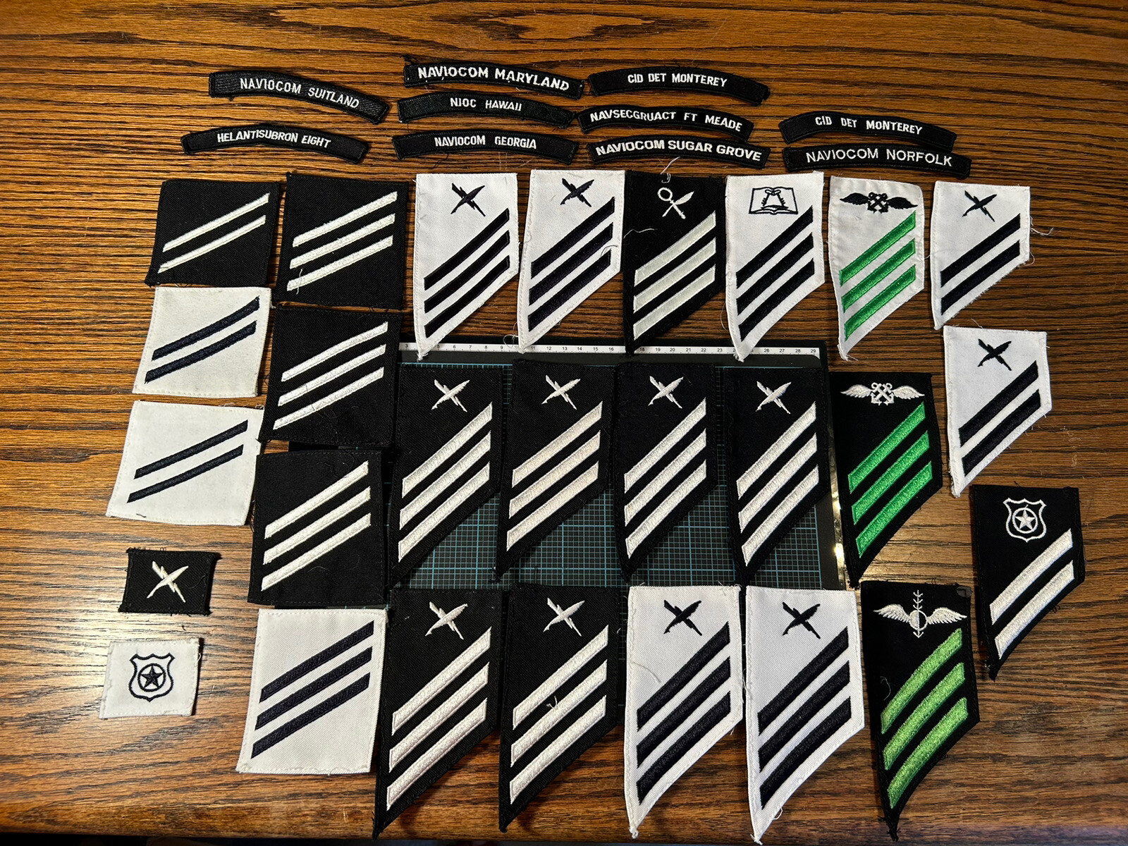 U.S. Navy Rating (Rank) Patches Lot Of 37 Used Military | eBay