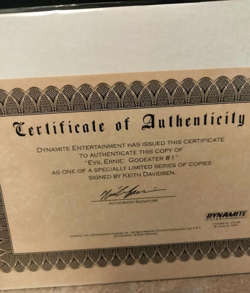 Evil Ernie: Godeater #1 Action Figure CVR Chaos! Keith Davidson ...