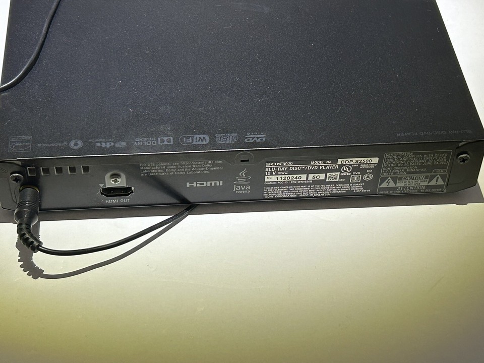 sony blue ray/dvd player Bdp S 2500 | eBay