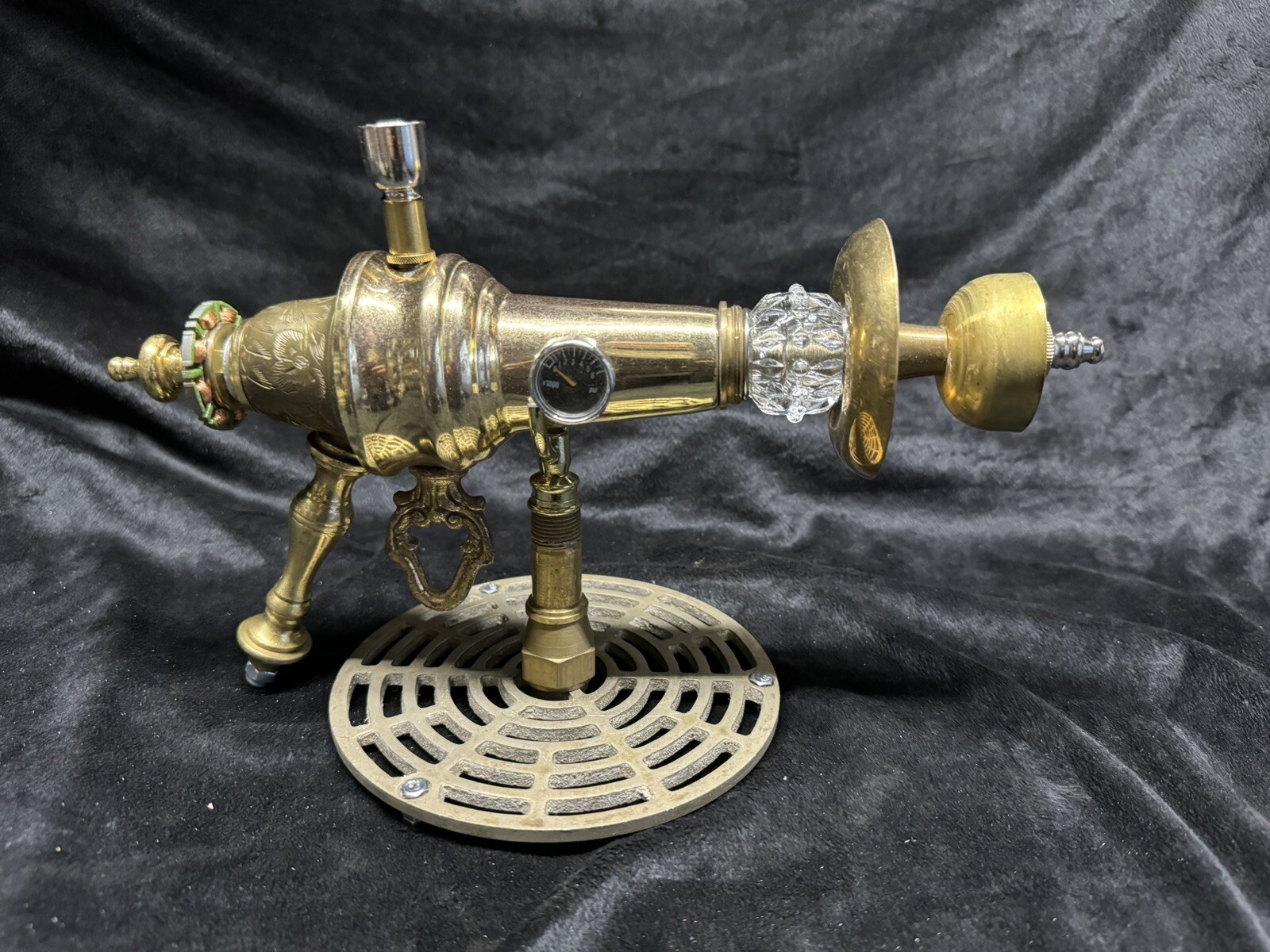 Steampunk Ray Gun Smoking Pipe Metal & Glass Sci-fi Prop Spaceman Call ...