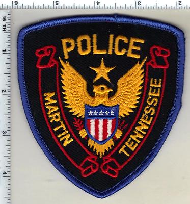 Martin Police (Tennessee) Shoulder Patch from 1990 | eBay