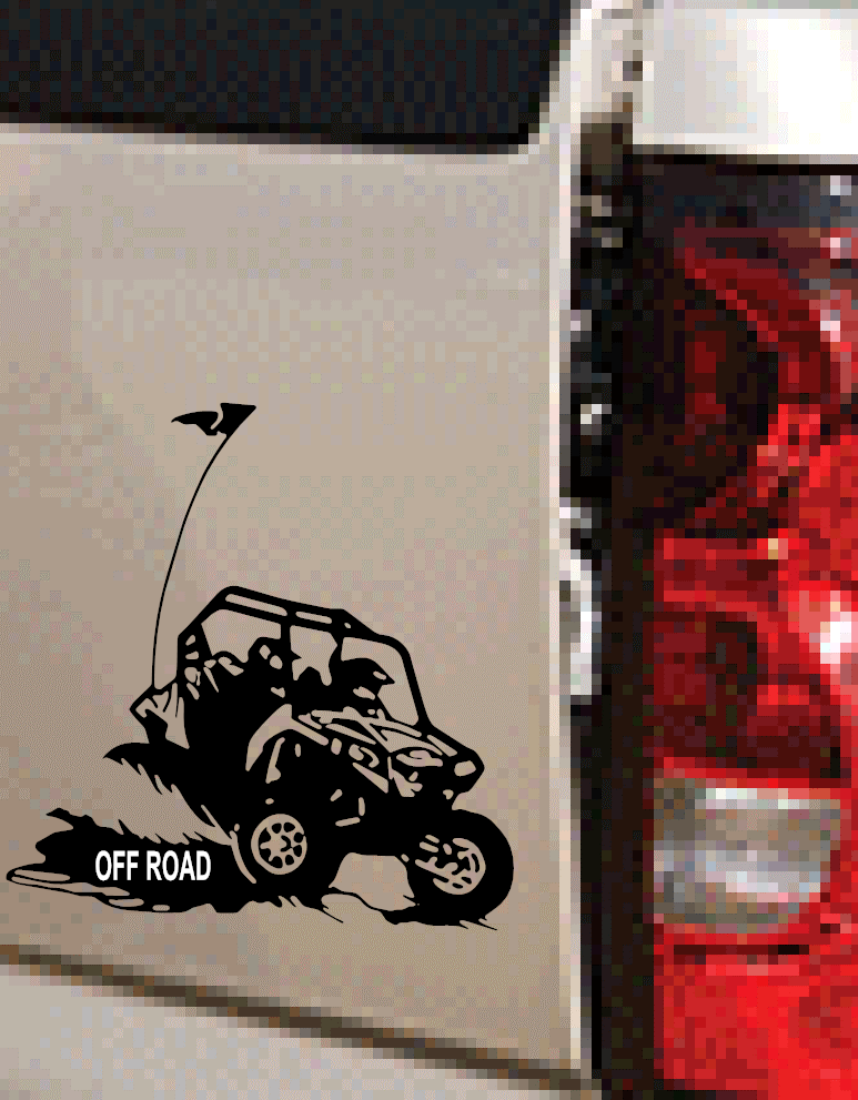 Funny Off Road Outdoor UTV Side X Side Motorsport Vinyl Decal Sticker ...