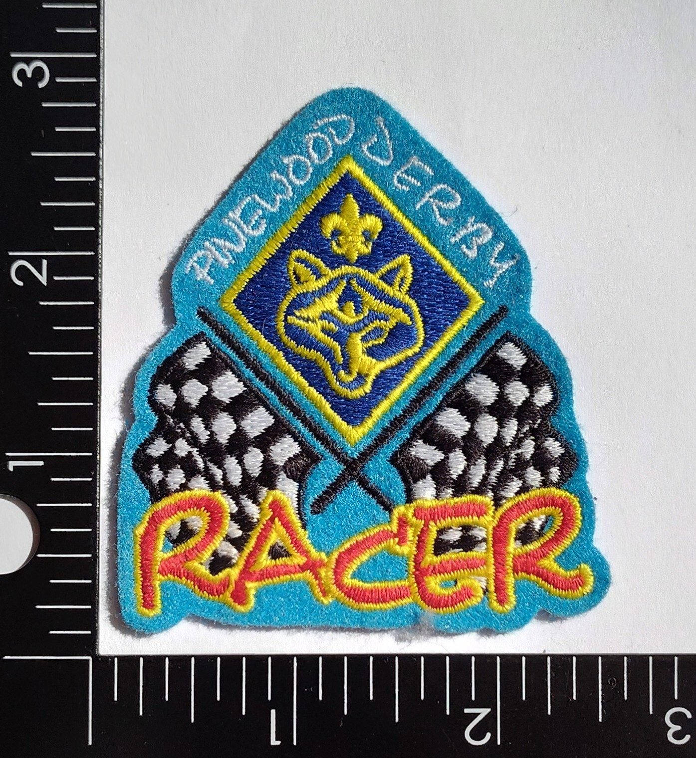 PATCH Boy Scouts of America Pinewood Derby Racing PATCH BSA Cubs | eBay