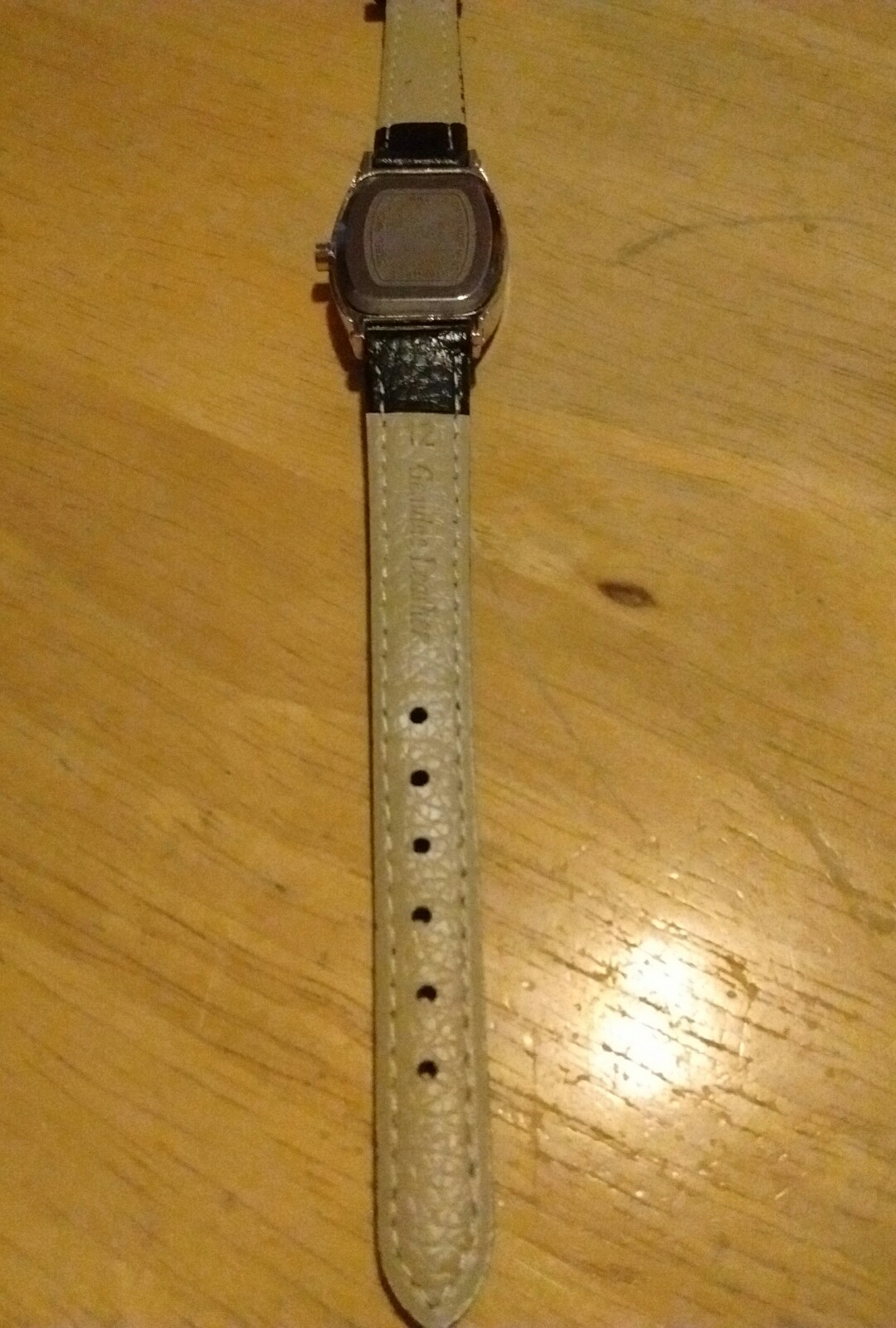 Vintage SKC Ladies watch, running with new battery and leather band NR ...