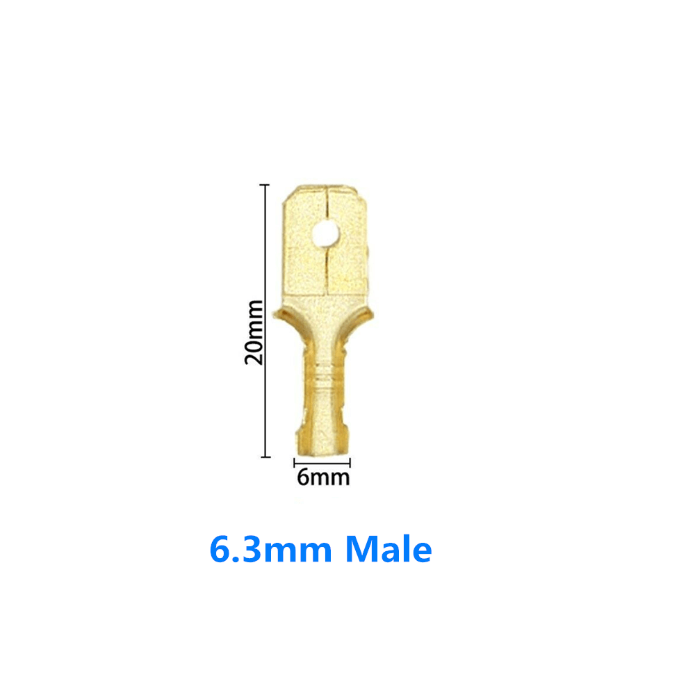 Male Female Spade Terminal Electrical Wire Crimp Connector Sheath 2.8/4 ...