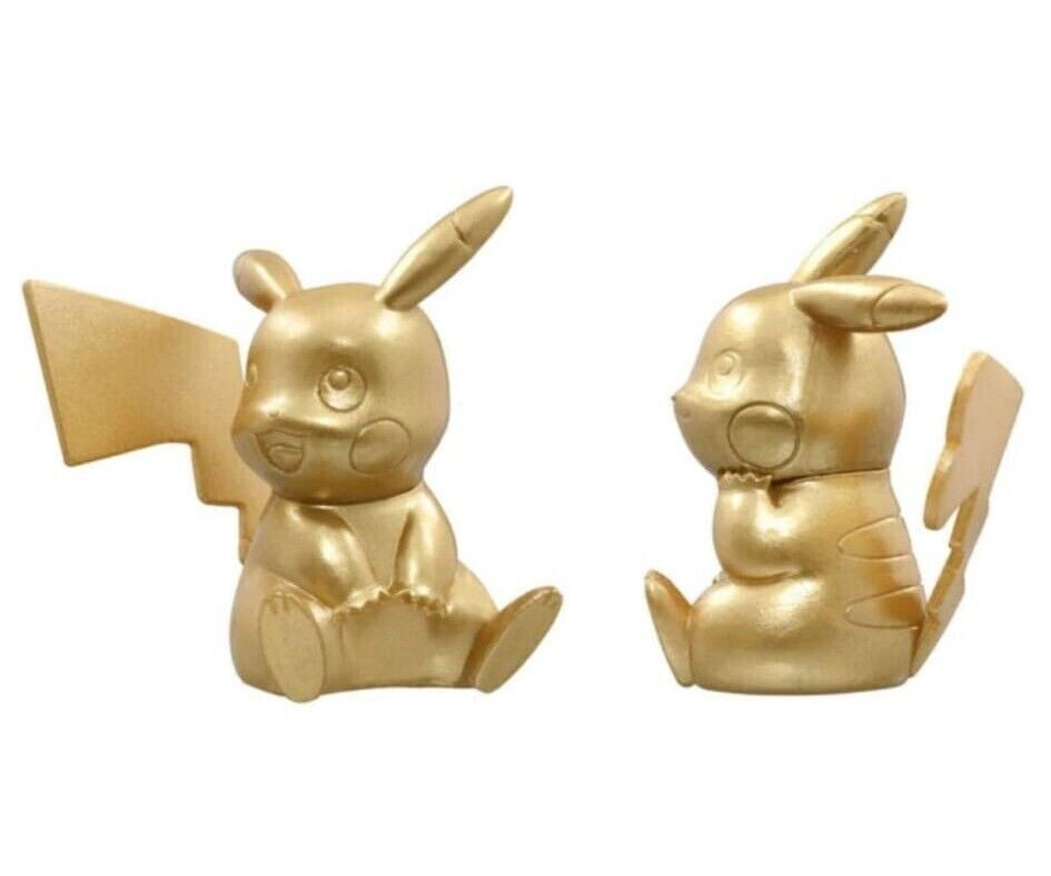 Moncolle 25th anniversary Gold Pikachu Takara Tomy Pokemon Action ...