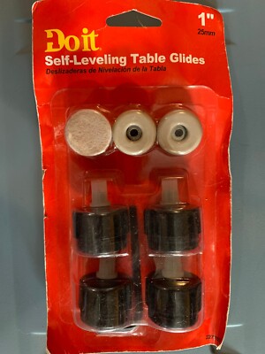 SELF-LEVELING TABLE GLIDES 1" 17pcs Do It Best NEW! 227702 wood floors ...