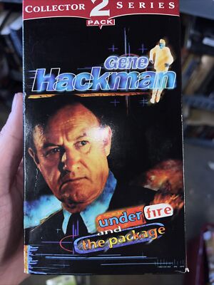 Gene Hackman Collector’s Series Under Fire & The Package VHS Double ...