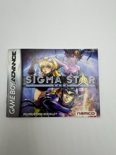Sigma Star Saga - Game Boy Advance - GBA - Authentic - Manual Only ...