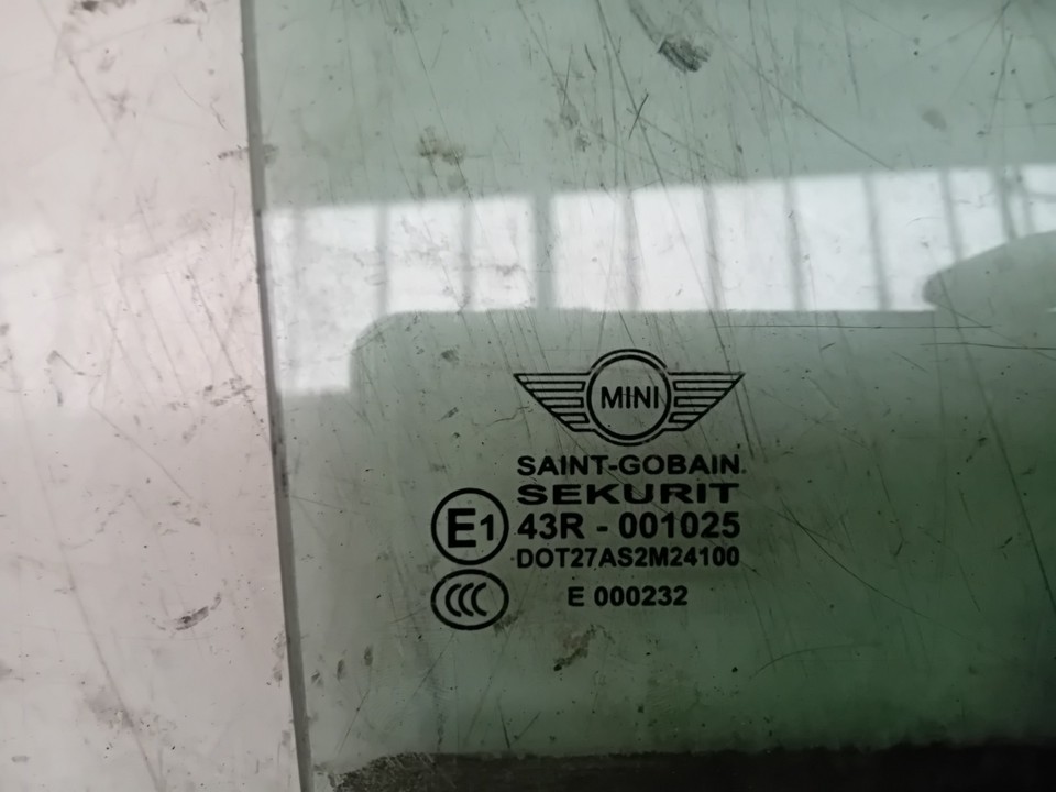 MINI R56 (2006 - 2015) Driver Front Offside Right Glass Window ...