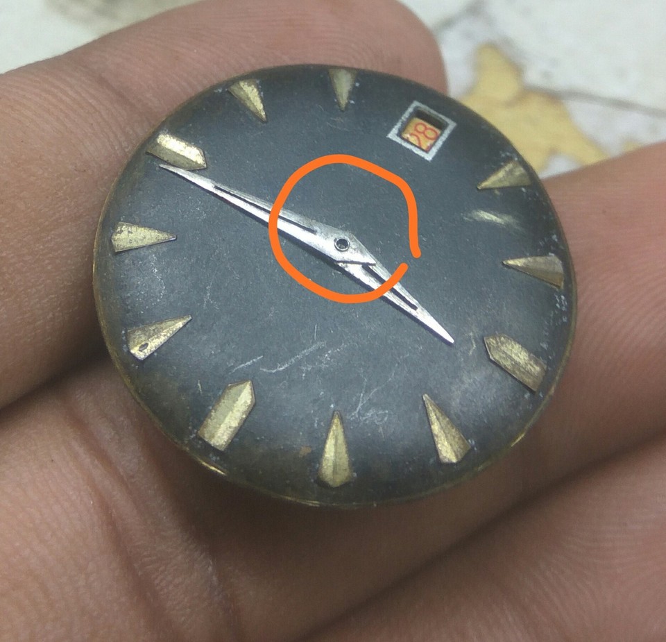 USED ETA-2452 AUTOMATIC WATCH MOVEMENT ( BALANCE OK ) FOR PARTS ...