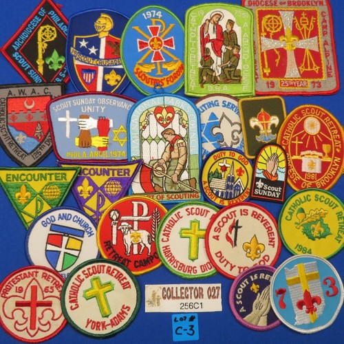 Boy Scout 23 Religious Scout Patches Lot # C-3 256C1 | eBay
