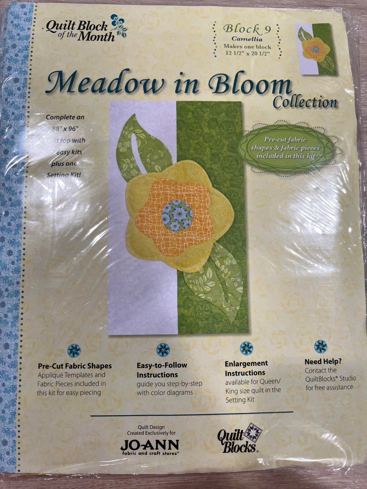 Joann's Meadow in Bloom Block of the Month Quilt Kit CHOICE | eBay