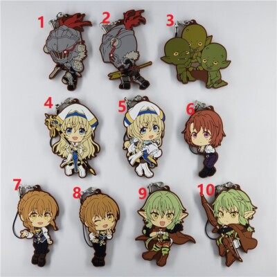 Goblin Slayer Rubber Strap Keychain Anime Figure Keyring Charm IChiban ...