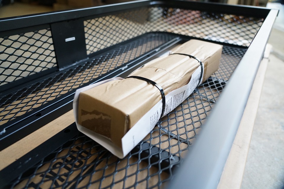 Black Widow Universal Deluxe Steel Mesh Rack for ATV Front Rack Basket ...