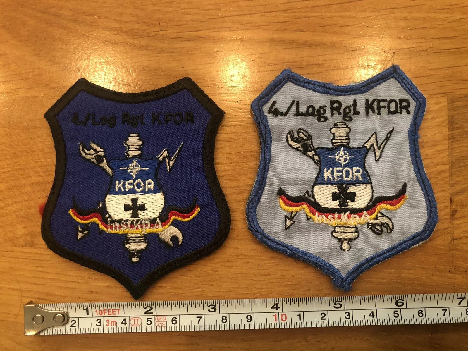2 x Vintage GERMAN NATO air forces KFOR patch VALECRO Lot Different Color | eBay