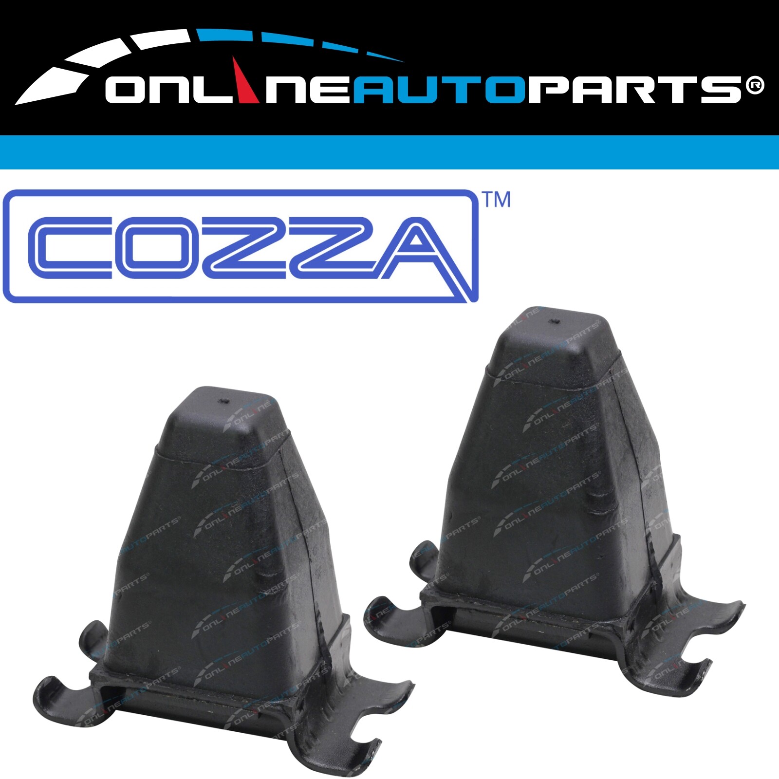 2 x Rear Leaf Spring Bump Stops for Toyota Hilux LN65 YN65 YN67 1983 ...
