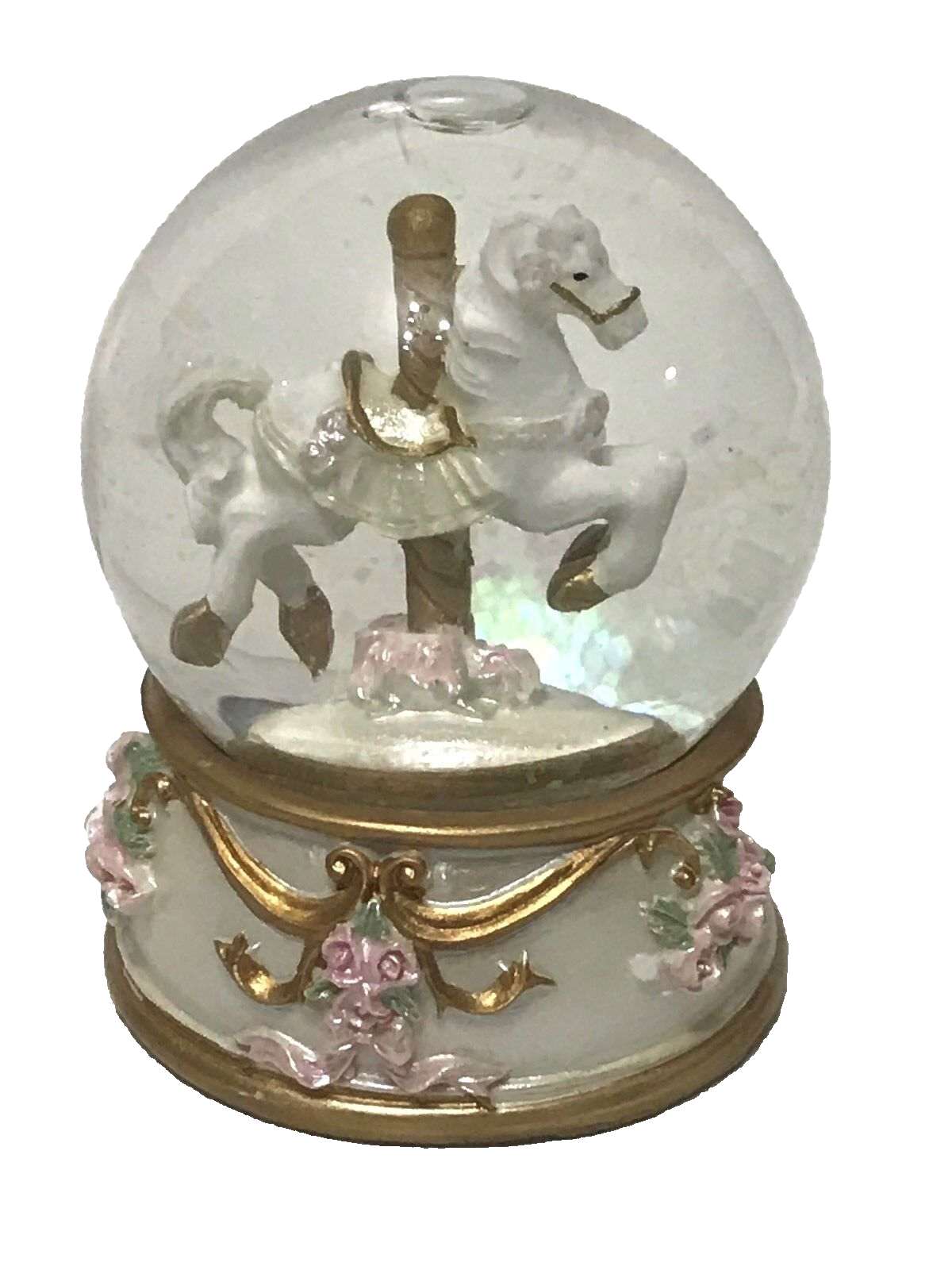 Golden Glow - Carousel Snow Globe (A) | eBay