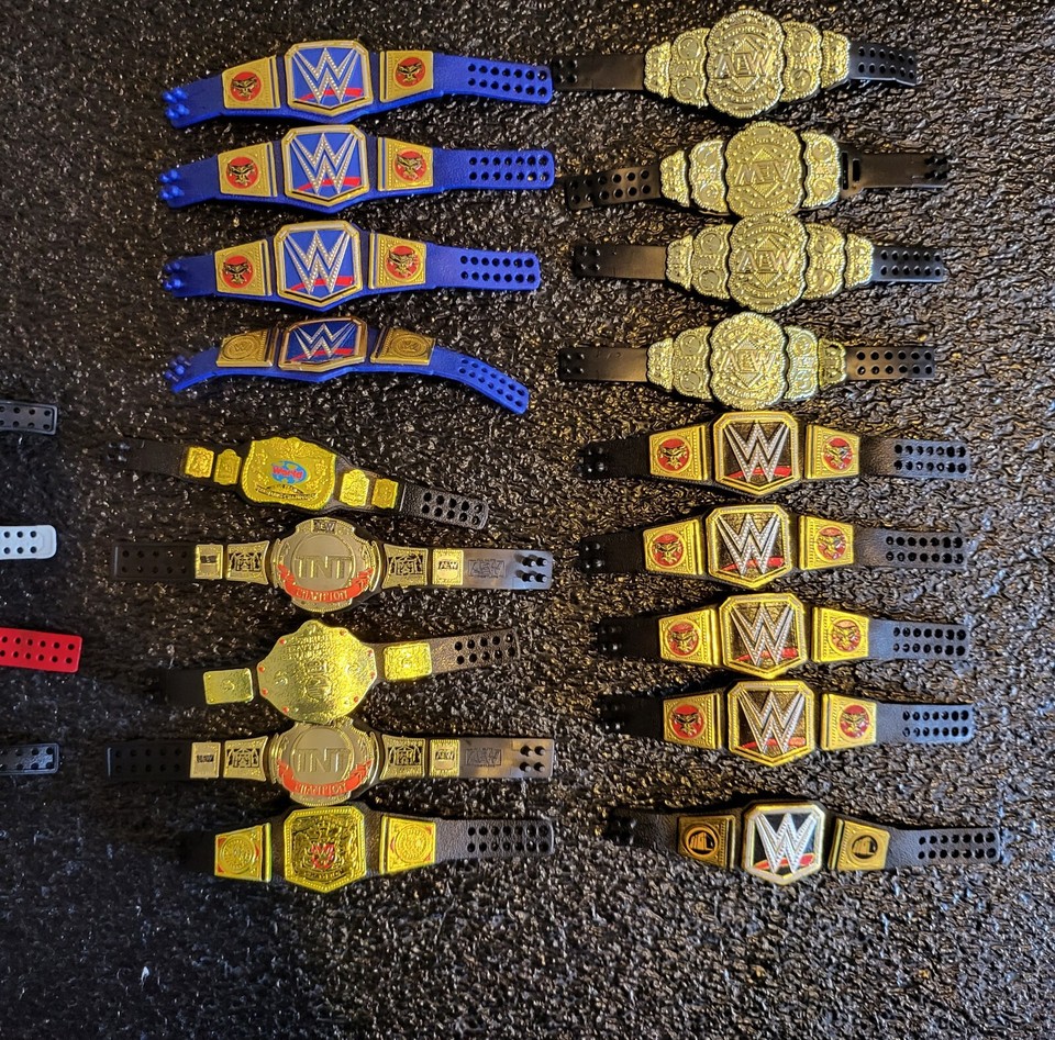 wwe action figure championship belts | eBay