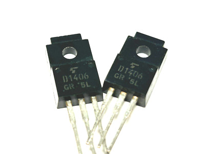 2 Piece | 2SD1406 Original New Toshiba TRANSISTOR NPN | FREE US ...