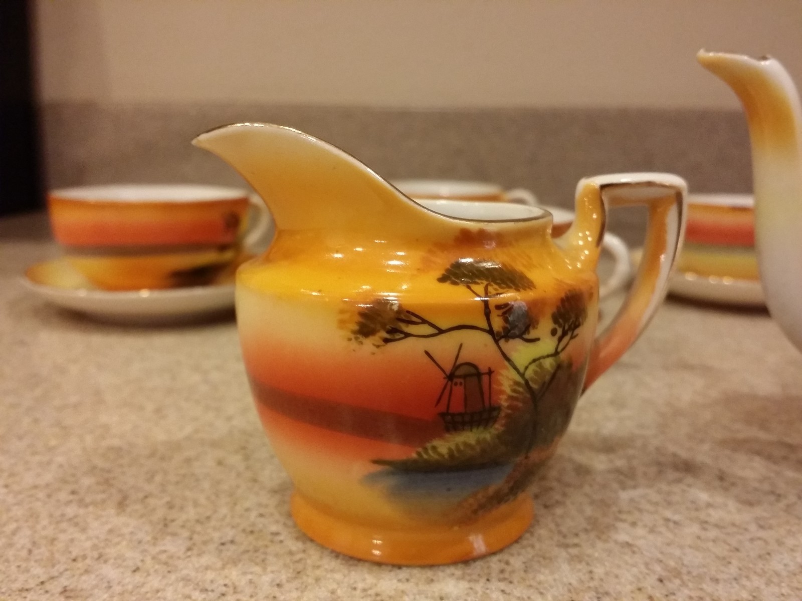 Vintage Children's Tea Set From Japan In Excellent Condition Sunset ...