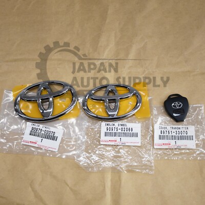 GENUINE TOYOTA SCION 2013-2016 FR-S FT86 GT86 FRONT & REAR EMBLEMS W ...