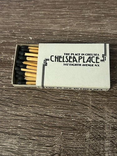 Chelsea Place, New York City, Matchbox With wooden Matches | eBay