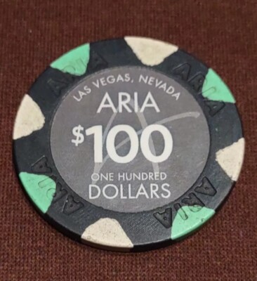 $100 Aria Las Vegas Poker Chip | eBay