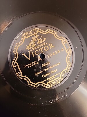 10" 78 RPM Henry BurrRags /Mother Dear Victor 20434 B78 | eBay