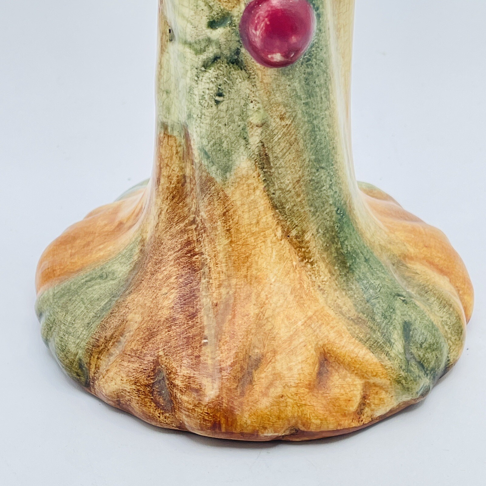 Vtg. 1920s Weller Pottery Woodcraft Apple Tree Bud Vase 9” | eBay