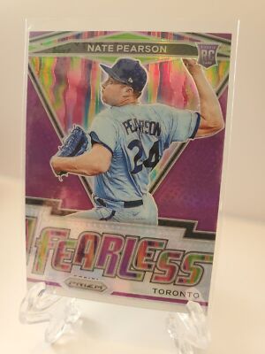 2021 Panini Prizm Fearless Purple Prizm Rookie RC NATE PEARSON #FR-2 ...