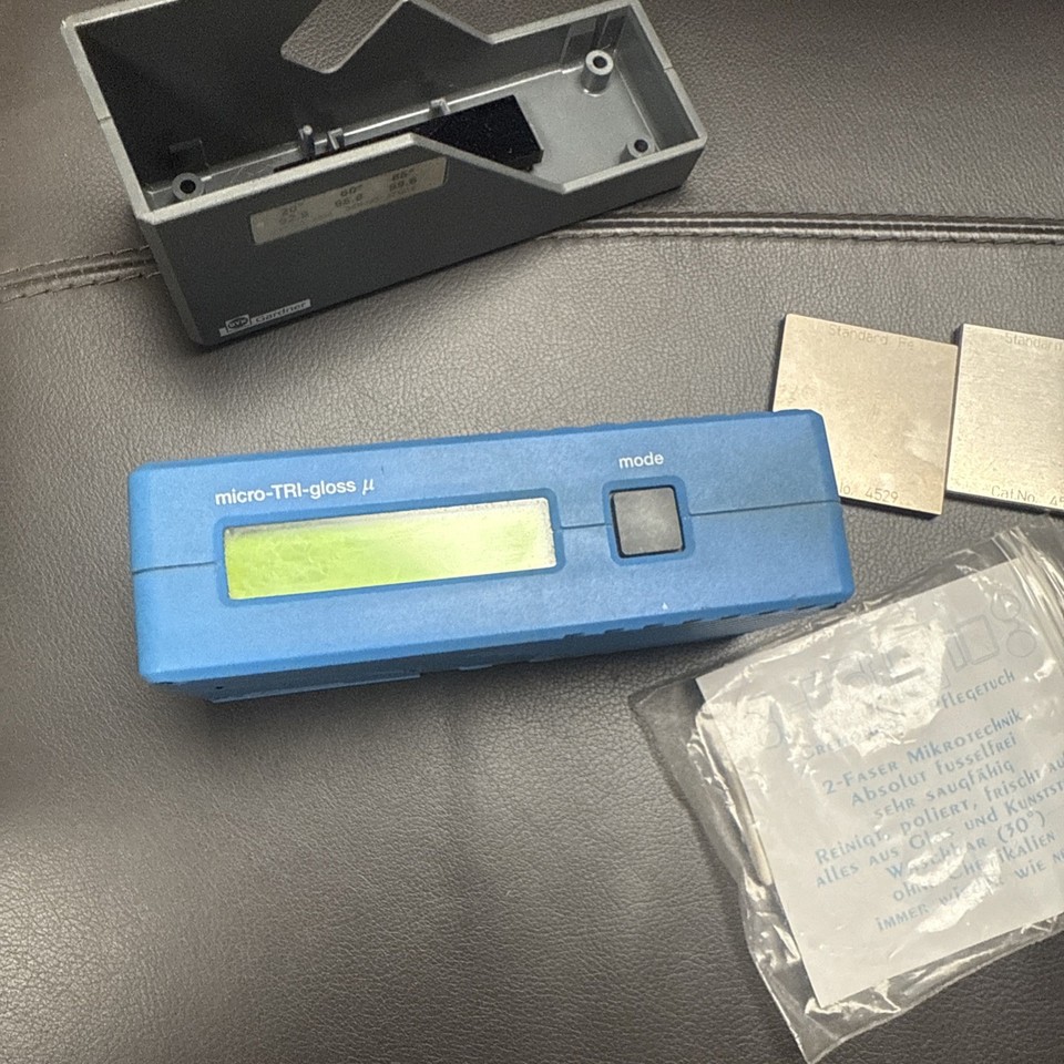 BYK Gardner 4528 Micro Tri-Gloss Meter with 20 60 85 Degree | eBay