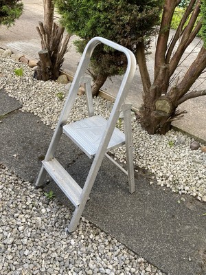 3 Step Ladder Folding Compact Platform | eBay UK