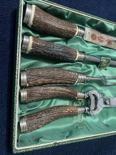 1950’s-60’s Rehwappen Solingen Germany Carving Cutlery Knife Set NOS ...