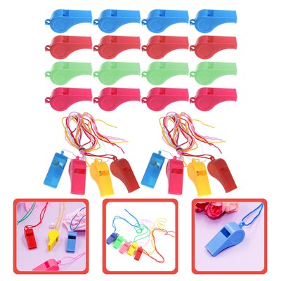 48Pcs Referee Whistle Training Whistle Colored Whistles Children ...