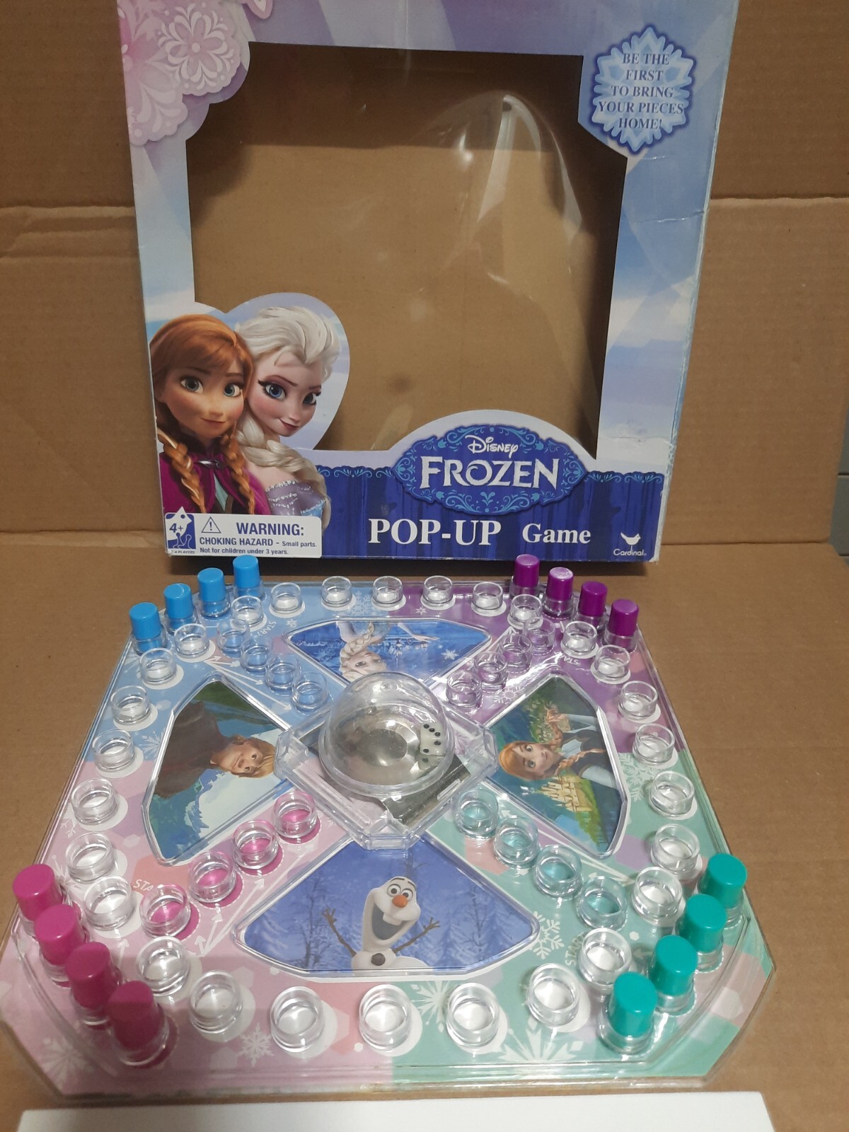 Disney FROZEN Pop-Up Game: Elsa Anna Olaf Kristoff (Pop-o-matic) Used ...