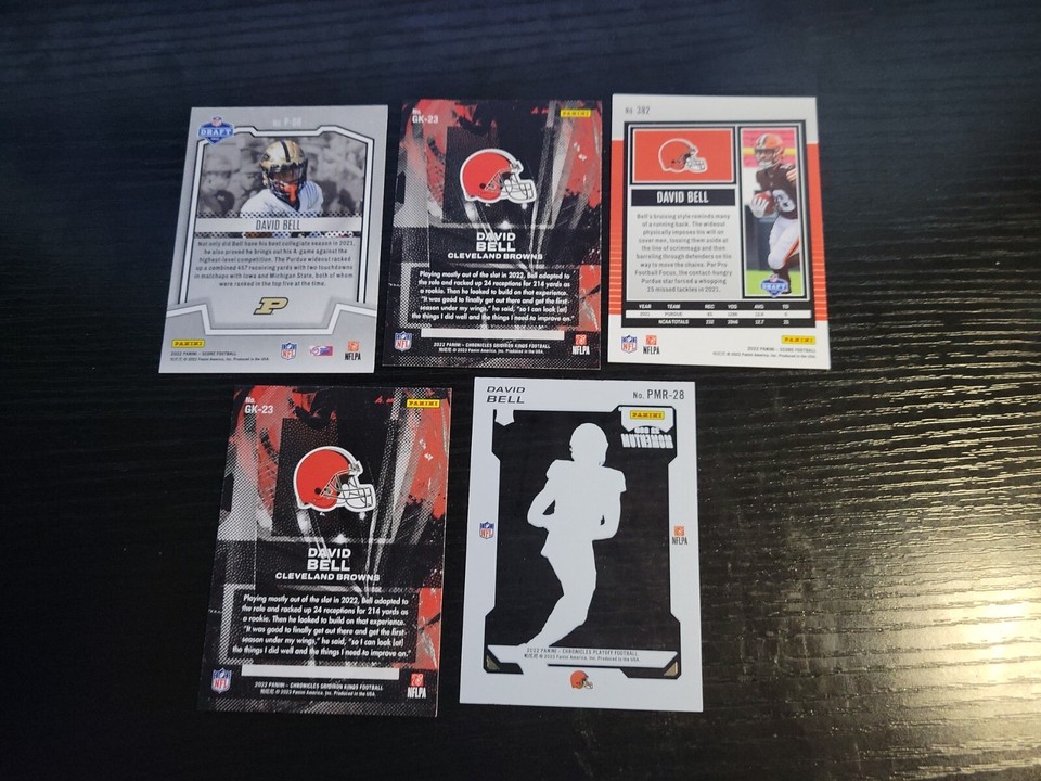David Bell Rookie Lot Score 382 Gridiron Teal Gk23 Protential Playoff ...