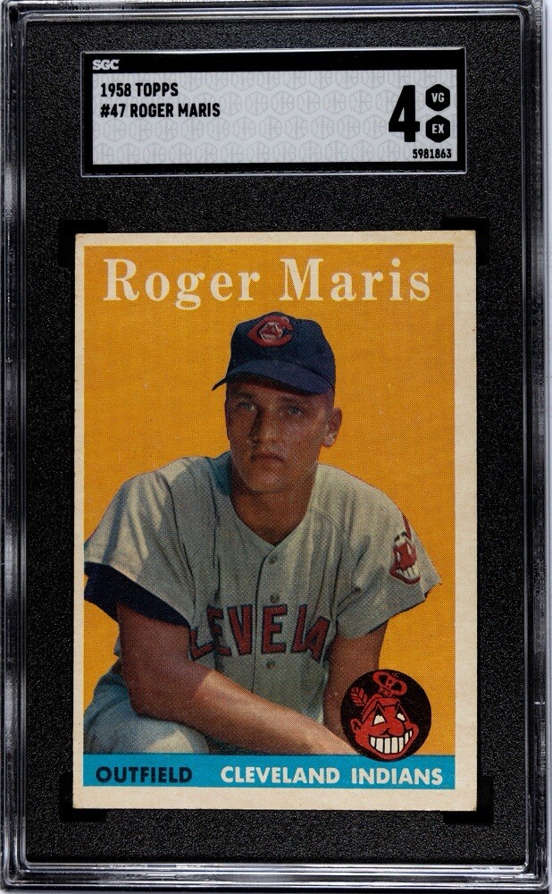 1958 Topps Roger Maris Rookie # 47 SGC 4 VG-EX | eBay