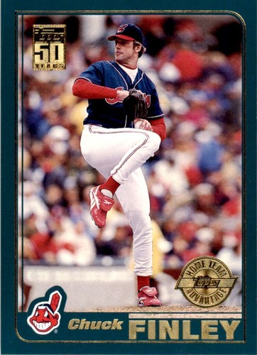 2001 TOPPS CHUCK FINLEY . CLEVELAND INDIANS #47 | eBay
