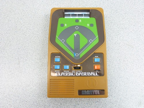 2001 Mattel Classic Baseball Handheld Electronic Game - Tested | eBay