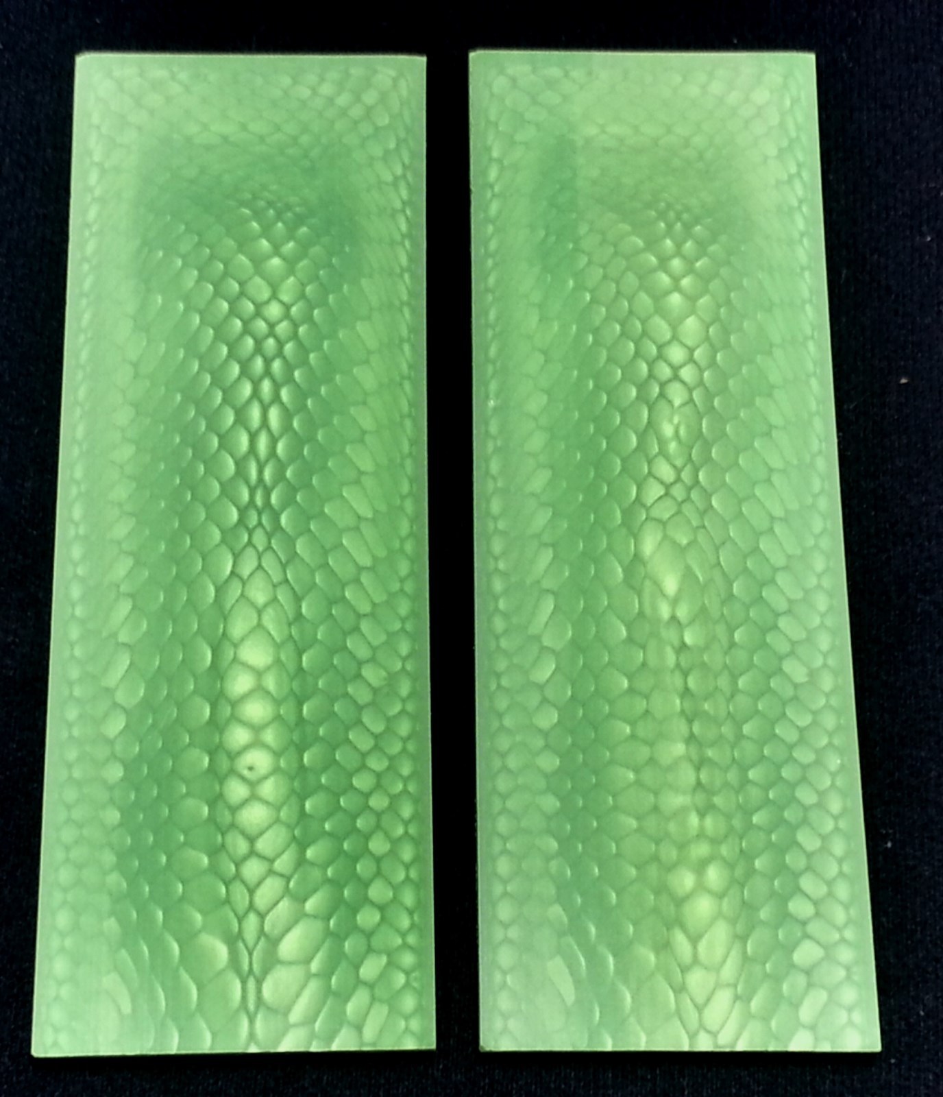 2 Green Mamba Juma .125" 1/8" Scales 2" x 6" - Knife Handle Material | eBay