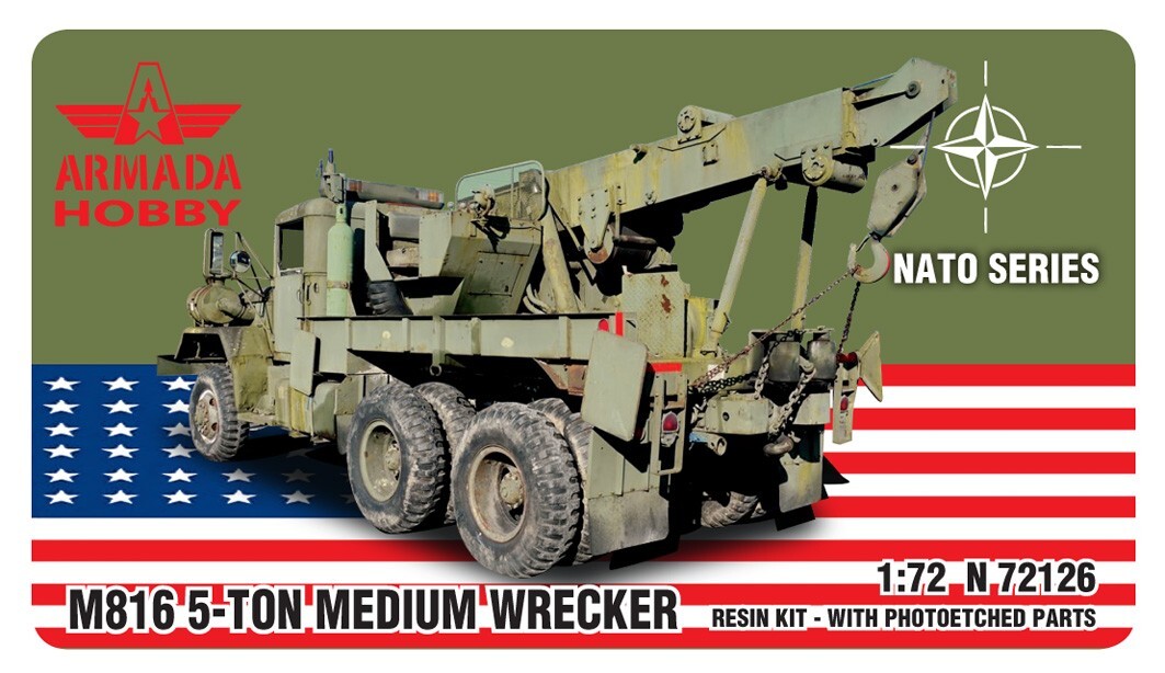 1:72 RESIN KIT + PE from ARMADA HOBBY: M816 5ton MEDIUM WRECKER | eBay