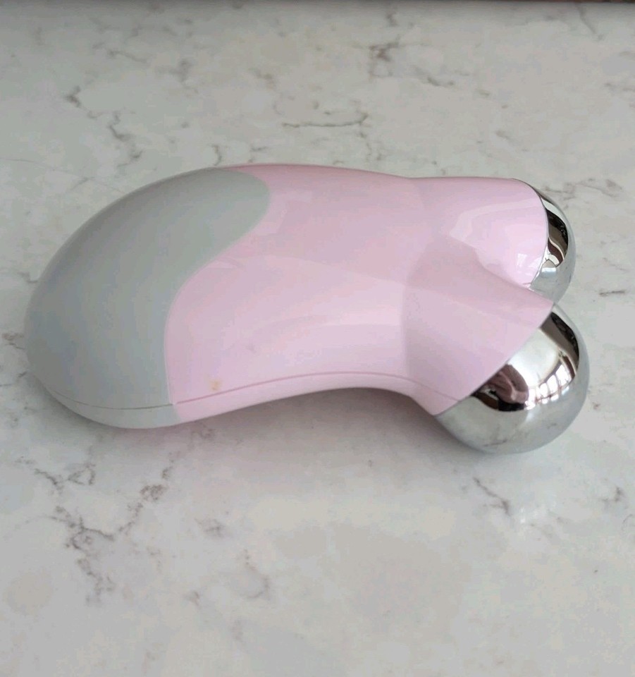 NuFACE MINI Facial Toning Device Microcurrent Tool Pink As Is | eBay