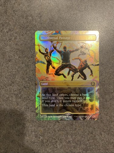 Mtg Magic Spider Man Multiversal Passage Rare Extended Art Foil | eBay