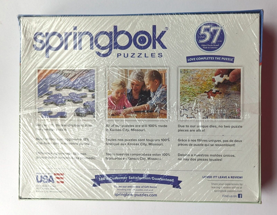 Springbok 500 Pieces Jigsaw Puzzle Board Games Sealed Box New Monopoly ...