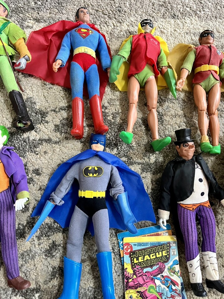 Mego Vintage Action Figures Lot 70s Batman Robin Superman | eBay