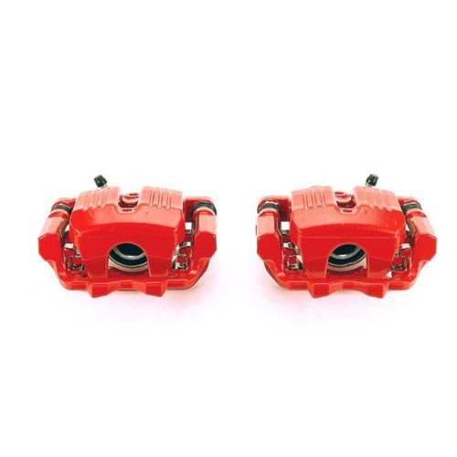 Power Stop RL Rear Red Calipers w/Brackets pr FOR 05-12 Acura | eBay