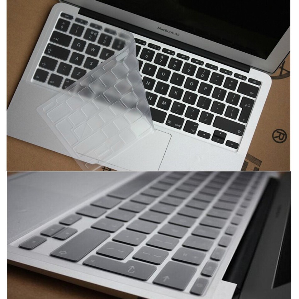 Silicone UK/EU Keyboard Cover Skin for French Spanish MacBook Air Pro13 ...