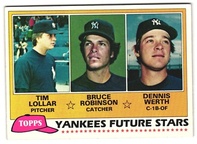 Future Yankees Stars 1981 Topps ML Baseball Trading Card #424 | eBay